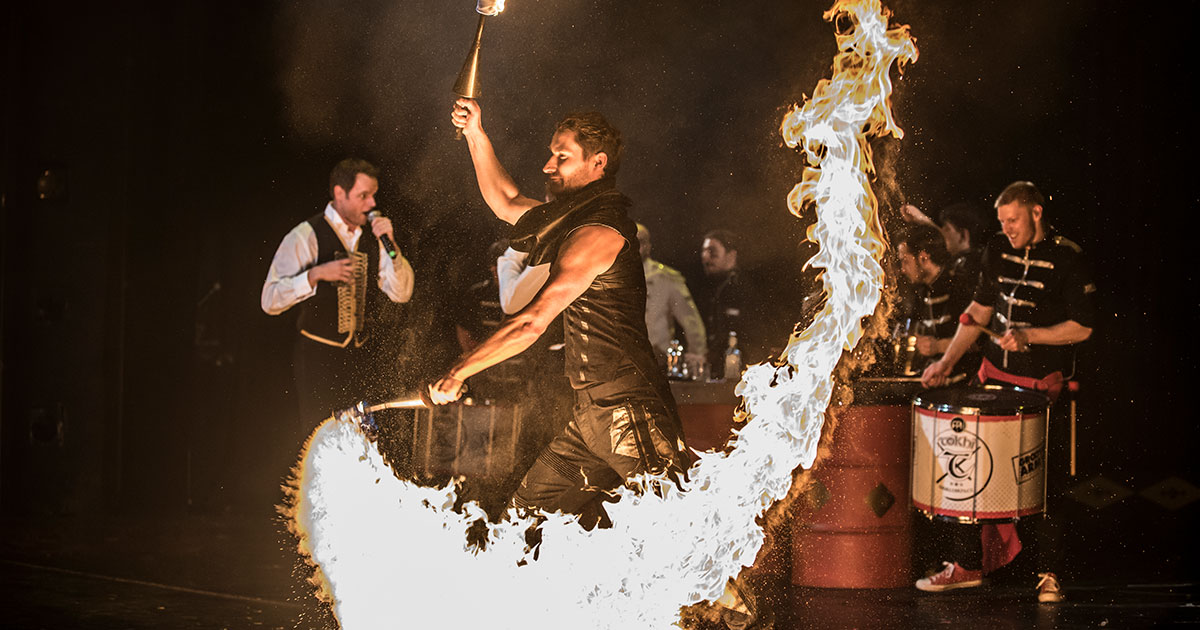 The Greatest Show in Prague with Aliatrix fire show